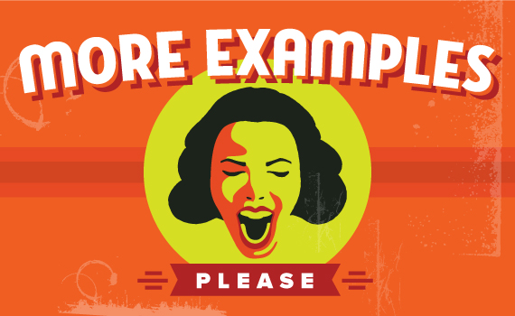 Using examples | Pedleysmiths Blog